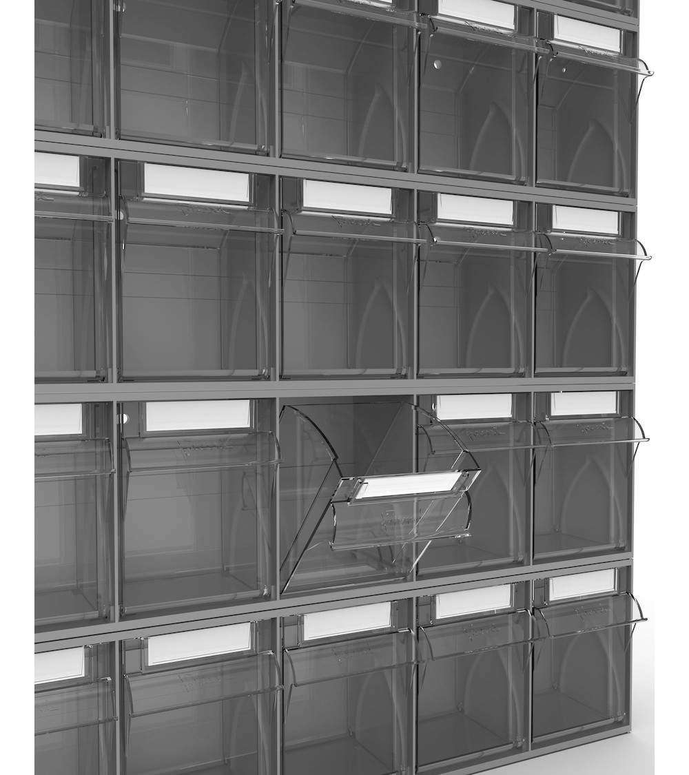 Kleinteilemagazin Visual Box, 4 Schubladen | Fami Shop