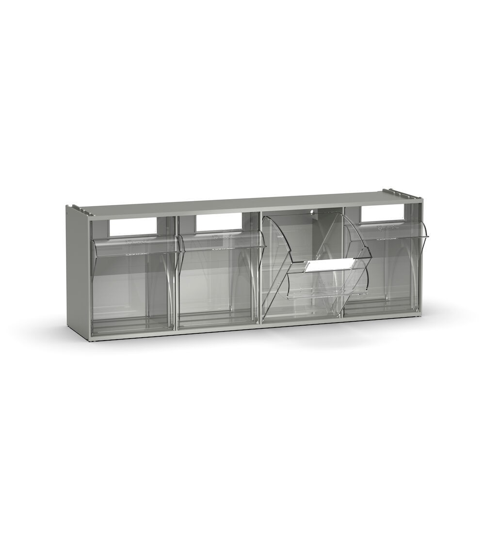 Kleinteilemagazin Visual Box, 4 Schubladen | Fami Shop